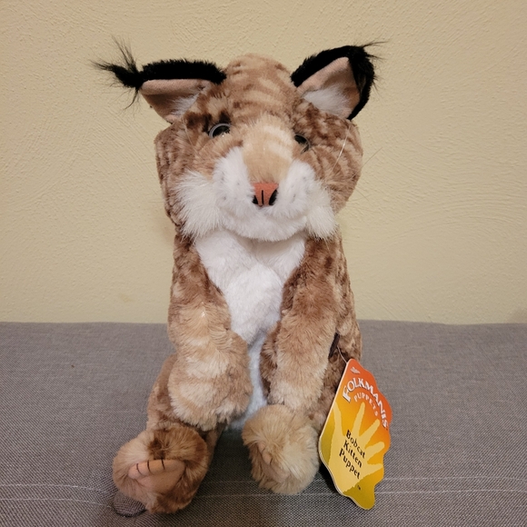 Folkmanis Puppets | Toys | Folkmanis Puppets Bobcat Kitten Hand Puppet ...